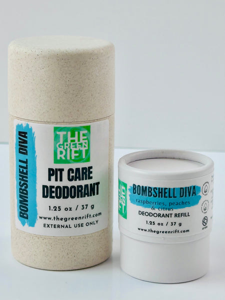 Bombshell Diva Pit Care Deodorant, Eco-Friendly, Refillable – The Green ...